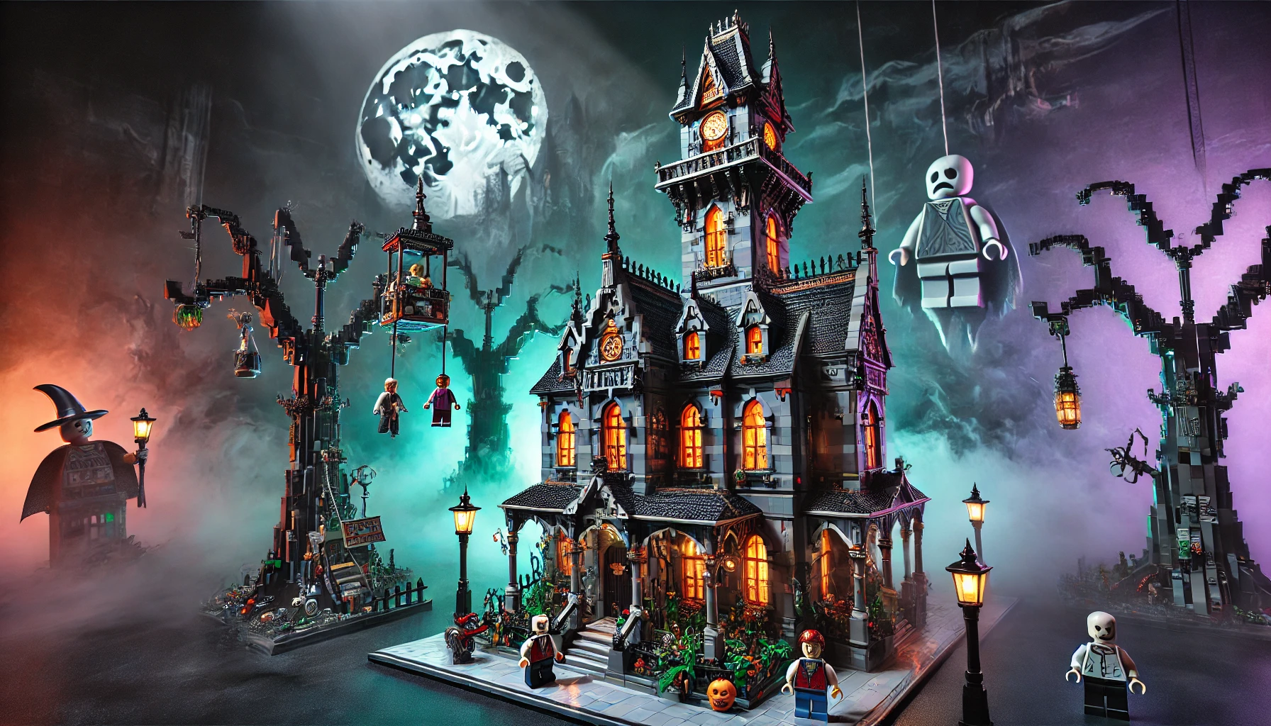Lego Haunted House: A Spooky and Thrilling Building Experience - Red ...